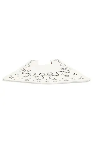 Simone Rocha Mini Lasercut Leather Shopper - Cream