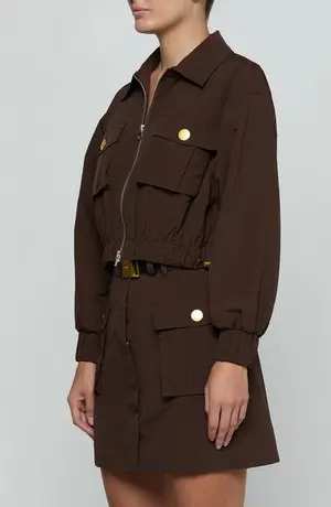 L'Agence Kade Cargo Pocket Windbreaker