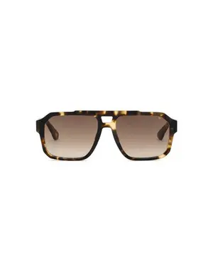 Philipp Plein Sunglasses With Double Bridge - Brown