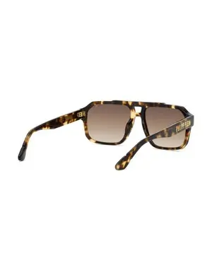 Philipp Plein Sunglasses With Double Bridge - Brown