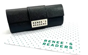 RENEE'S READERS Anna Computer Blue Light Reading Glasses - Gray Transparent