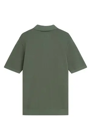 Scotch & Soda Regular Fit Structured Knit Cotton Polo
