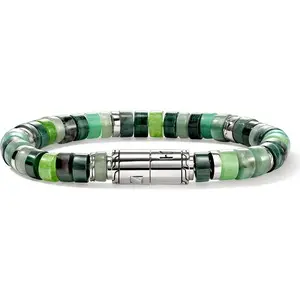 John Hardy Heishi Sterling Stone Bracelet - Silver