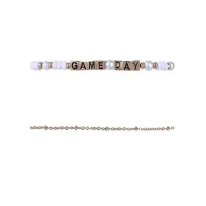 HALLMARK Game Day 4-piece Football Bracelet Set