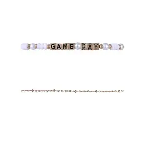 HALLMARK Game Day 4-piece Football Bracelet Set