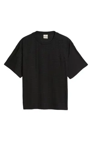 RIZORT Jenaro Waffle Knit T-shirt - Black