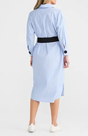 BRAVE+TRUE Coventry Tie Waist Long Sleeve Shirtdress
