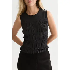 SCOTCH & SODA Smock Stitched Knit Tank