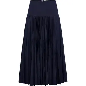 MAISON COMMON Plissee Jersey Skirt - Blue