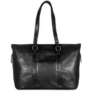 JACK GEORGES Voyager Shopper Tote - Black