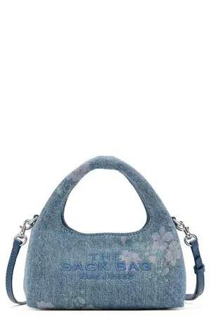 Marc Jacobs Micro The Sack Bag Floral Crossbody