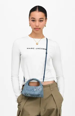 Marc Jacobs Micro The Sack Bag Floral Crossbody