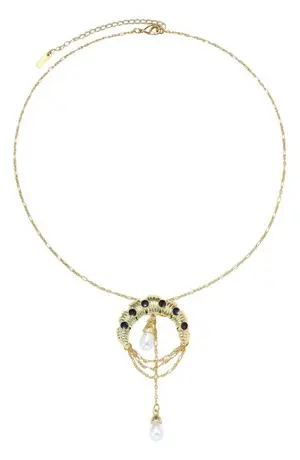 PETIT MOMENTS Dusk Pendant Necklace - Gold