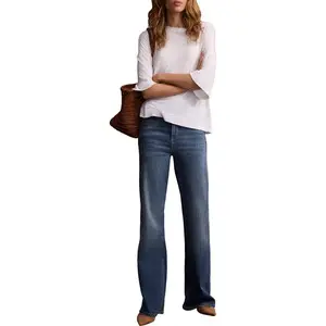 Mint Velvet High Rise Flared Jeans - Blue