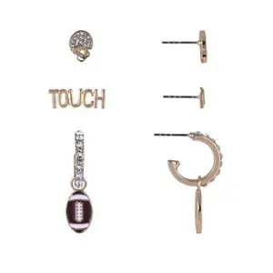 HALLMARK Game Day Trio Earring Set