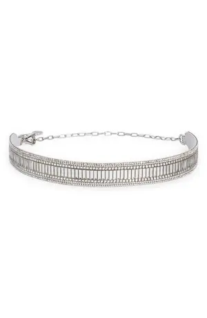 Judith Leiber Baguette Beaded Chain Belt