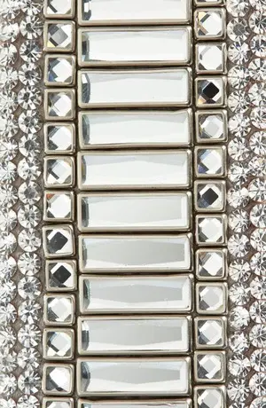 Judith Leiber Baguette Beaded Chain Belt