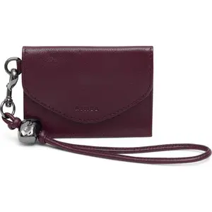 AIMEE Power Wristlet Card Case - Wine