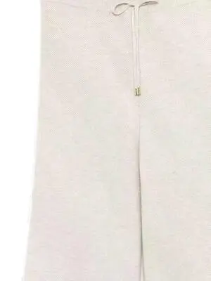N.peal Honeycomb-knit Cashmere Trousers - Neutrals