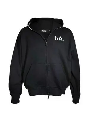 HACULLA. Graphic Patch Zip-up Hoodie