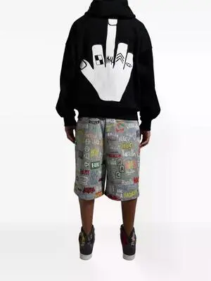 HACULLA. Graphic Patch Zip-up Hoodie
