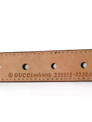 Gucci Interlocking Gg Web Stripe Belt