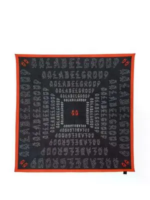 44 LABEL GROUP Logo-print Cotton Scarf