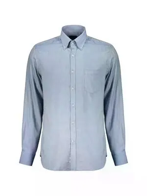 Paul & Shark Button-down Long-sleeved Shirt - Blue