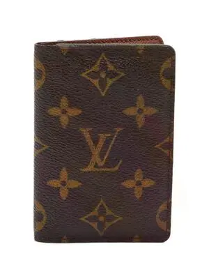 LOUIS VUITTON 2005 Monogram Pocket Organizer - Brown