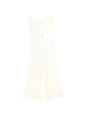 N.peal Ribbed Knit Cashmere Trousers