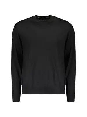 Paul & Shark Fine-knit Long-sleeve Sweater - Black
