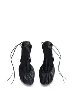 LEMAIRE 80mm Pedille Heeled Ballerinas In Goat Leather