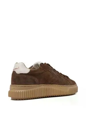 VOILE BLANCHE Suede Platform Sneakers
