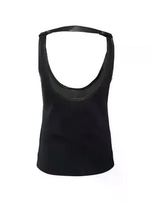 Givenchy Rib-knit Scoop Neck Tank Top