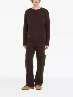 Alanui Ribbed-knit Cashmere-blend Sweater