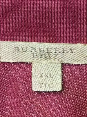 Burberry Embroidered-logo Piqué Polo Shirt