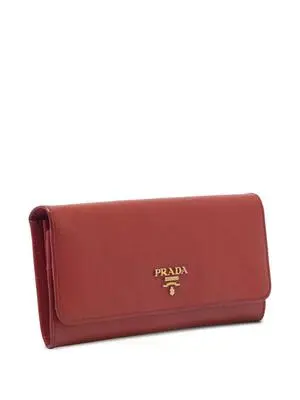 Prada Saffiano-leather Flap Wallet