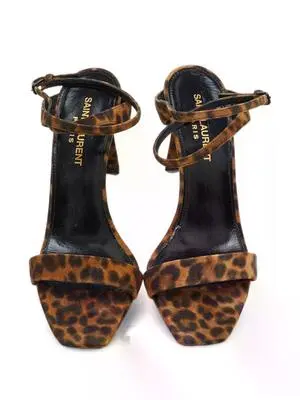 Saint Laurent Leopard-print Sandals
