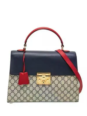 Gucci Medium Padlock Gg-supreme Tote Bag