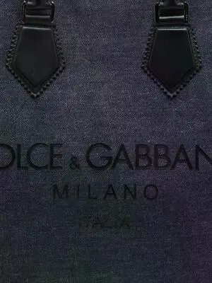 Dolce & Gabbana Large Logo Print Tote Bag