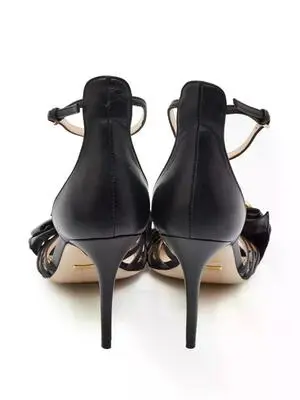 Gucci Charlotte Crystal-embellished Bow Sandals