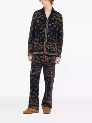 Alanui Bandana-jacquard Wool Trousers