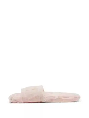 Versace Versace Allover Pattern Slippers Pink