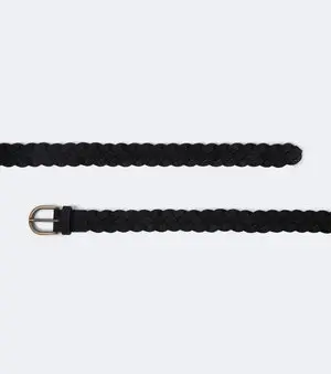 Rubinacci Braided Suede Belt