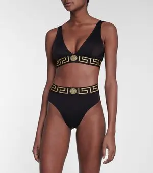 Versace Logo Bikini Bottoms