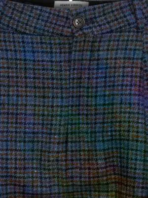Henrik Vibskov One Check-pattern Wool Trousers