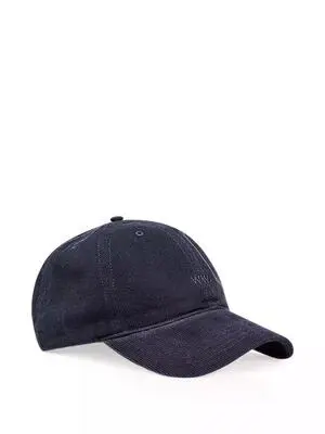 Wood Wood Logo-embroidered Corduroy Cap