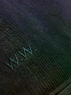 Wood Wood Logo-embroidered Corduroy Cap
