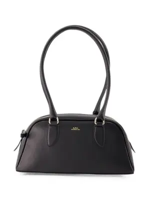 A.p.c. Leather Shoulder Bag - Black