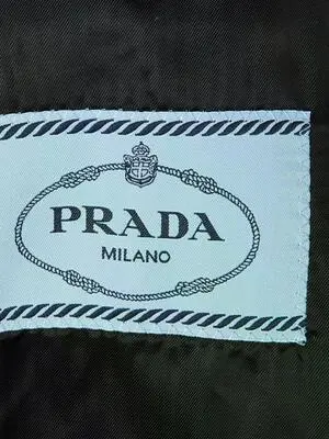 Prada Belted Blazer With Re-nylon Panels